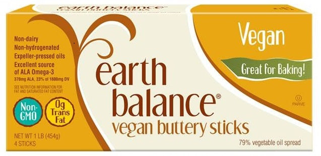 Earth Balance Butter - Soy Free Sticks, 1lb – Earthly Gourmet Direct