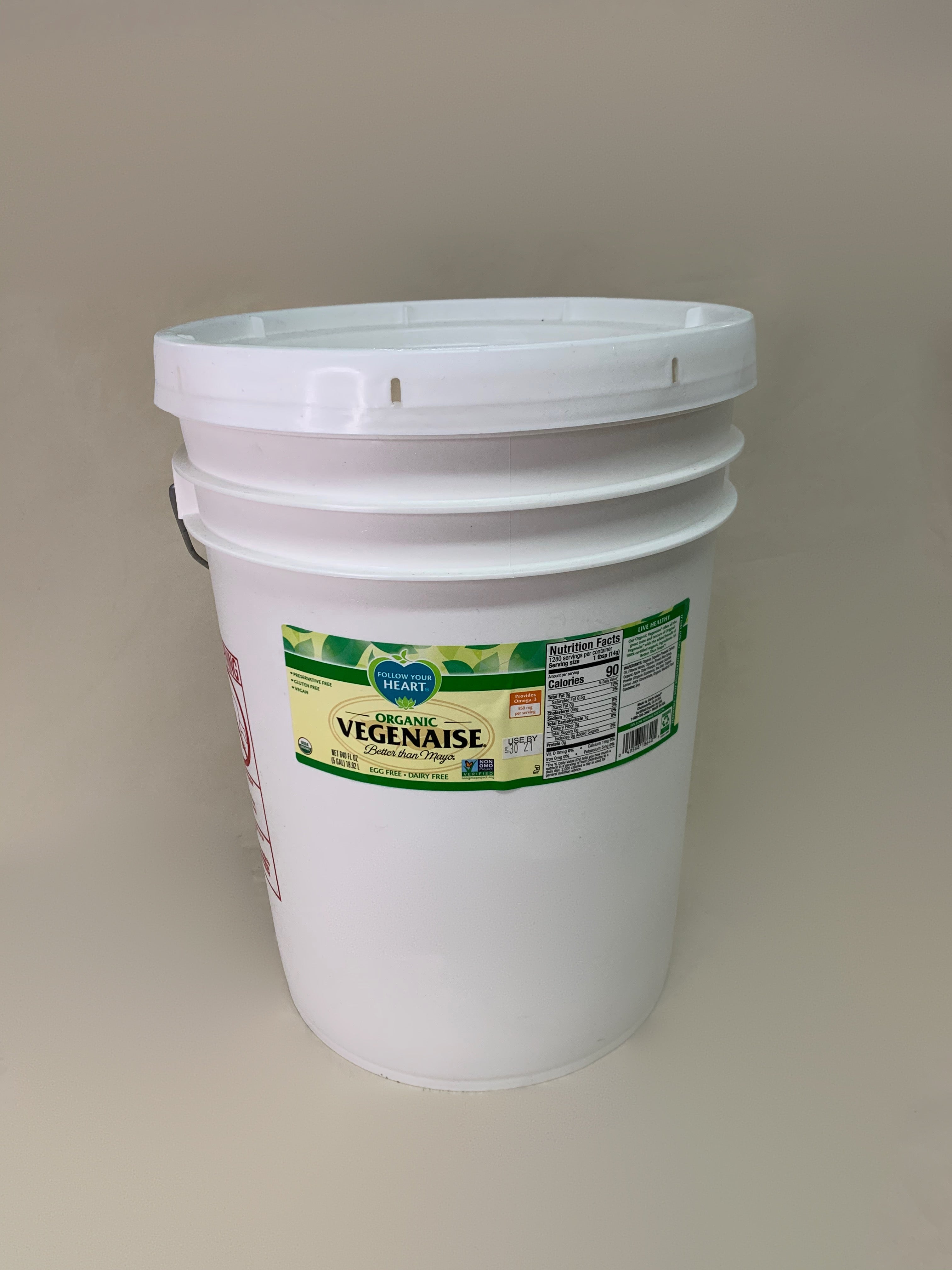 Follow Your Heart Vegenaise (Organic) - 5 Gallon – Earthly Gourmet Direct